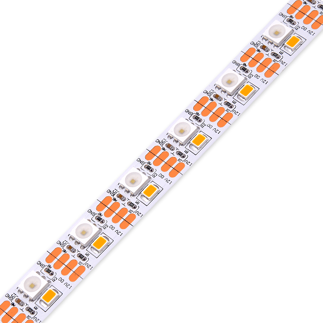 12V 60 Leds DMX512 RGBW Addressable Pixel LED Digital Strip