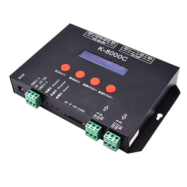 8192 pixels K-8000C RGB RGBW Pixel led tapes controller
