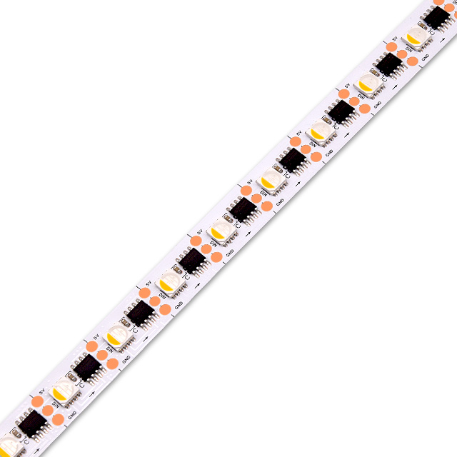 High Brightness Addressable RGBW 60 Leds pixel strip