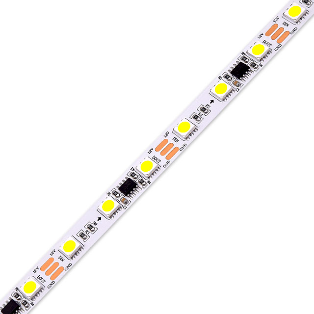 12V Addressable White 60Leds pixel led tape