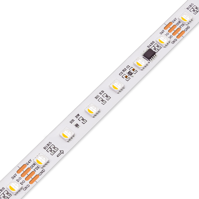 UL listed 24V UCS7604 RGBW 60 leds pixel strip with redundant data line