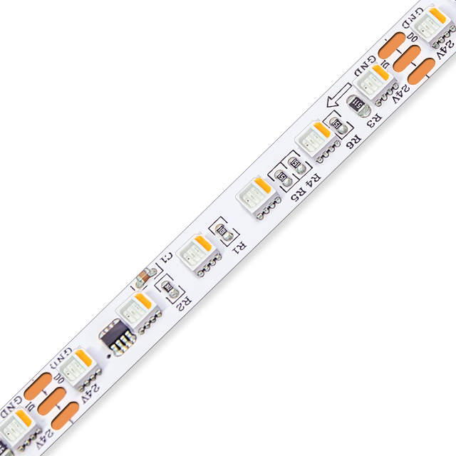 UL listed Skinny 24V UCS2904 RGBW 120 leds pixel strip