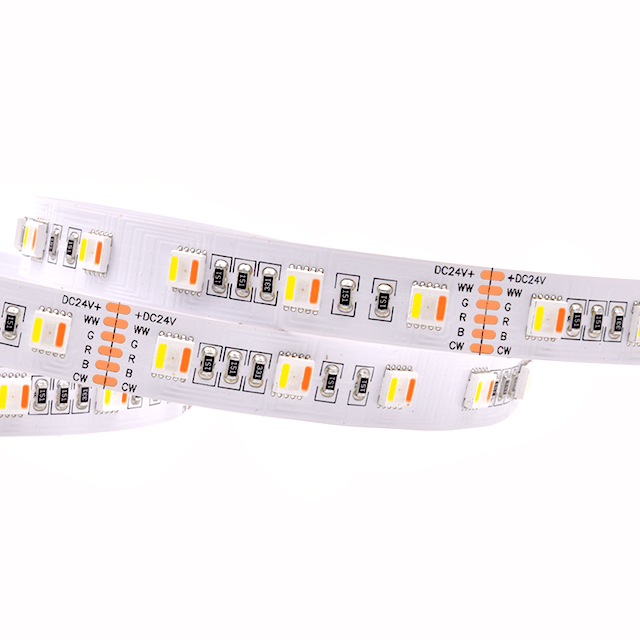 NEW CUSTOMIZED RGBW + WARM WHITE (AMBER) 5 COLOR IN 5050 LED FLEXIBLE ...