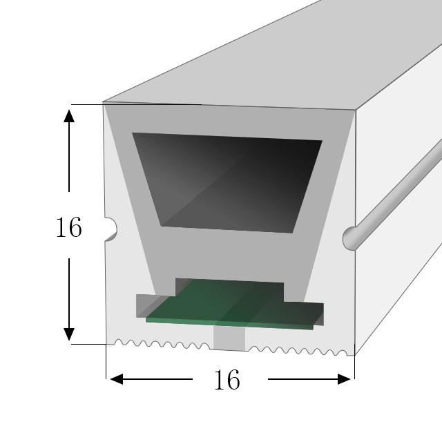 What's the LEDs density suitable for the Neon LED strip without dots